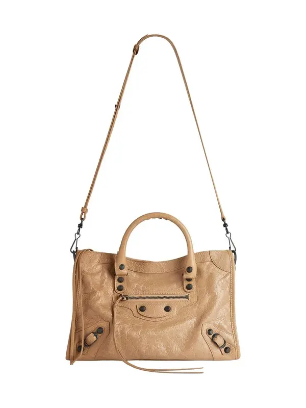 Balenciaga Small Leather Le City Top-handle Bag - Brown