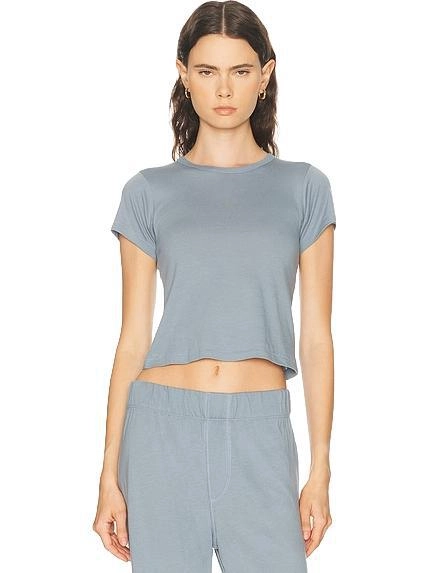 Eterne Short Sleeve Baby Tee - Slate