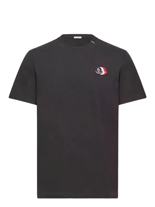 Moncler Logo-patch T-shirt - Blue
