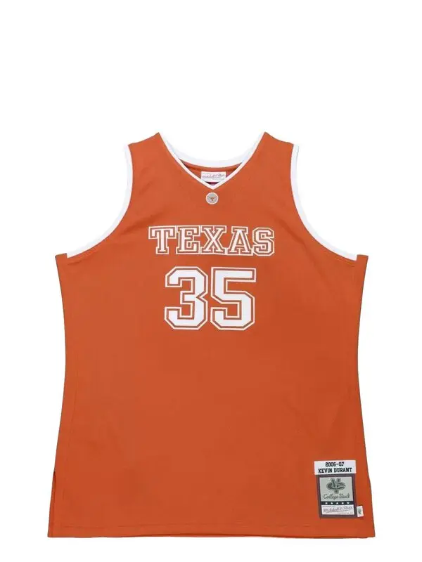 Mitchell & Ness Ncaa Texas Longhorns 2006 Kevin Durant V-neck Tank Top - Orange