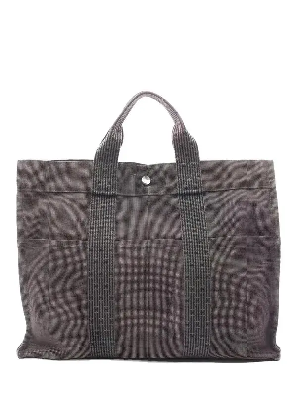 Hermès 2000s Mm Yale Line Canvas Tote Bag - Grey