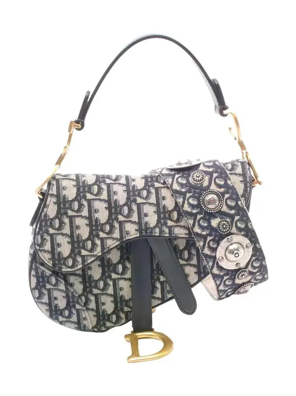 Dior Oblique Jacquard Tote Bag - Neutrals