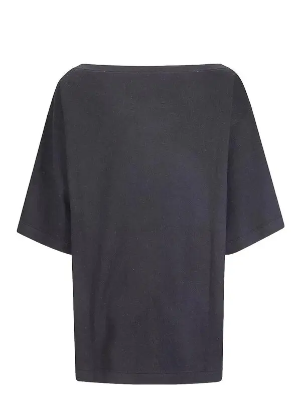 Extreme Cashmere Collum Boat-neck T-shirt - Grey