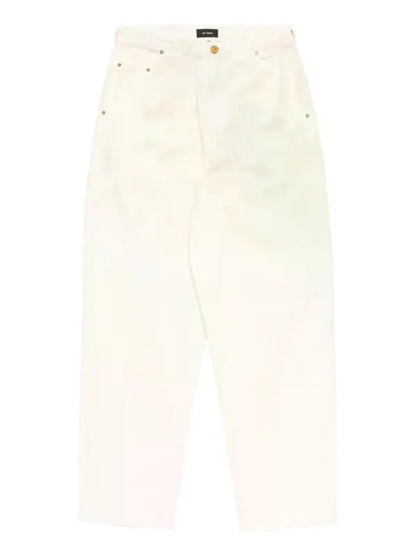 WILLY CHAVARRIA Button-fastening Wide-leg Jeans - Neutrals