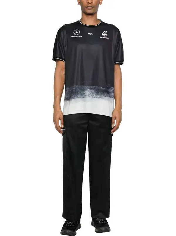 Y3 X Mercedes-amg Petronas F1 Short-sleeve T-shirt - Grey