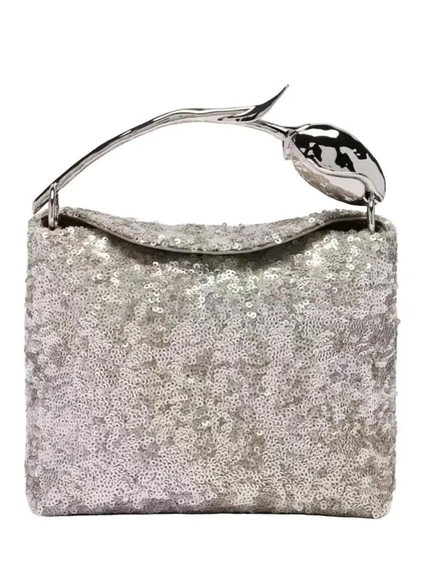 Erdem Mini Bloom Tote Bag - Silver