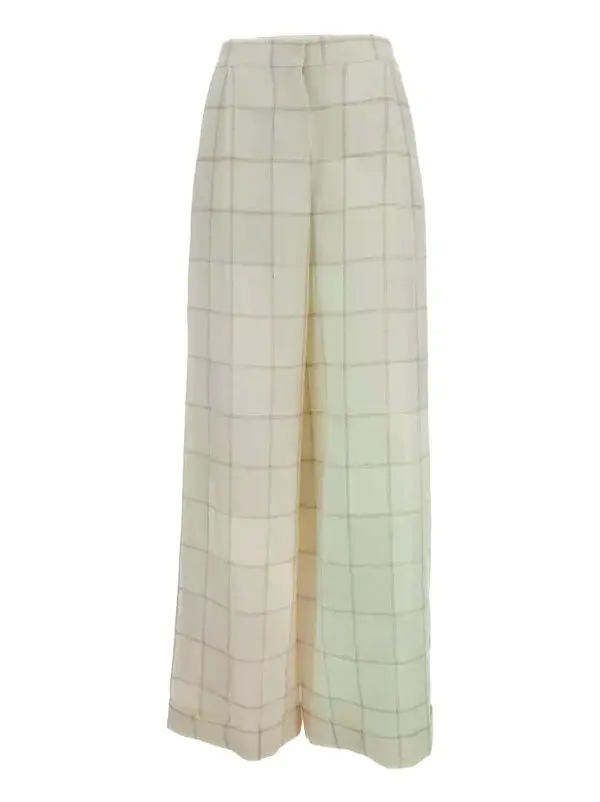 Dusan Check Trousers - Neutrals