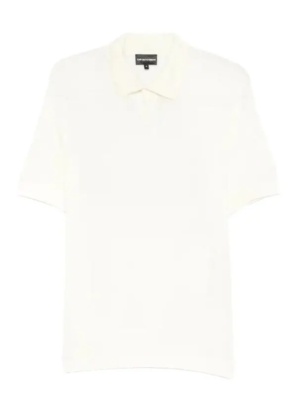 Emporio Armani Short-sleeve Polo Shirt - Neutrals