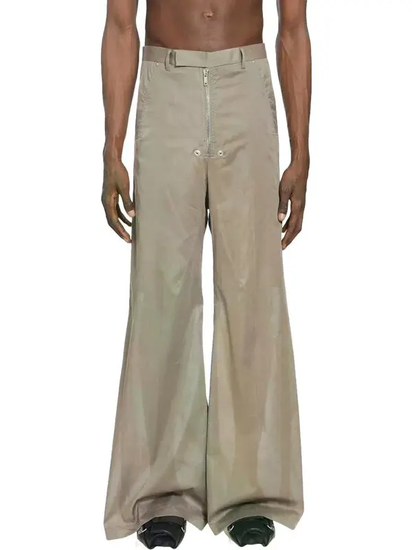 Rick Owens Tailored Wide Leg Trousers - Neutrals