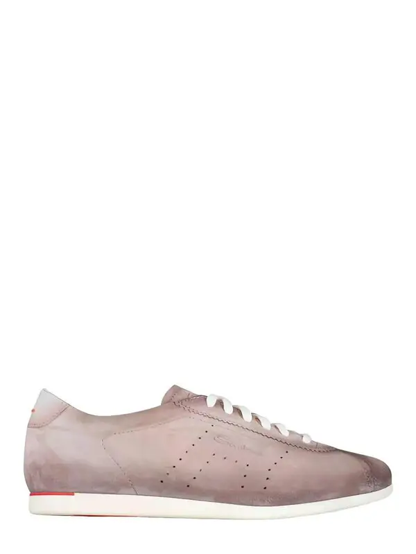Santoni Yorker Suede Lace-up Sneakers - Brown
