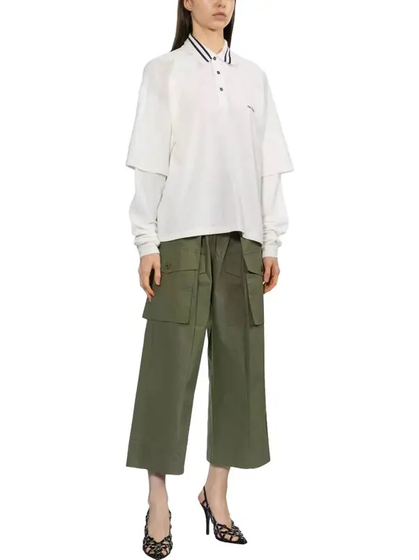 HALFBOY Double Sleeve Polo Shirt - Neutrals