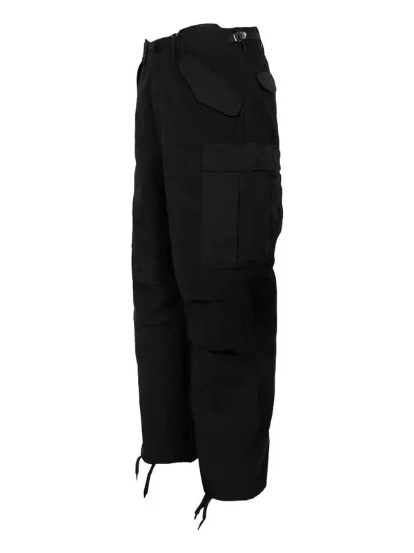 Nanamica Button Cargo Trousers - Black