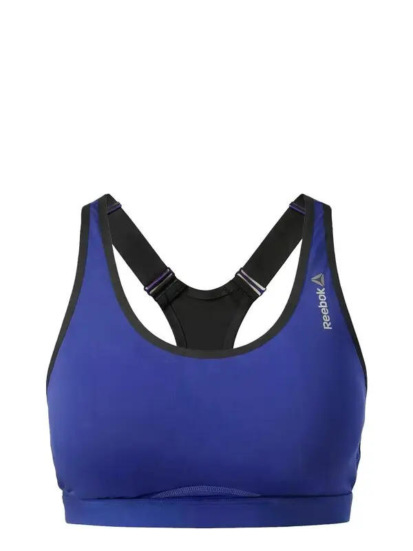 REEBOK Racerback Cutout Tank Top - Blue