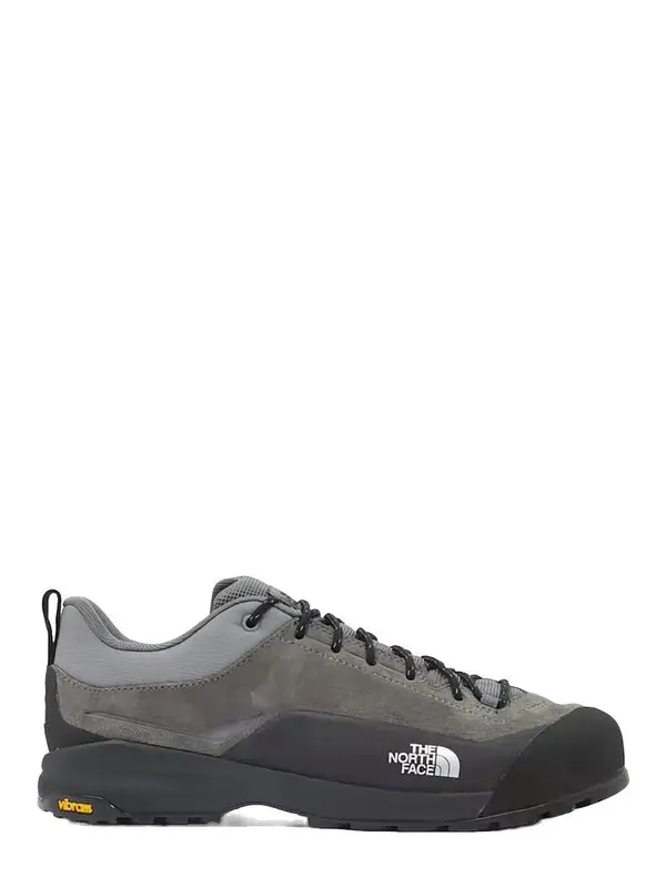 The North Face Logo Detail Lace Up Sneakers - Grey