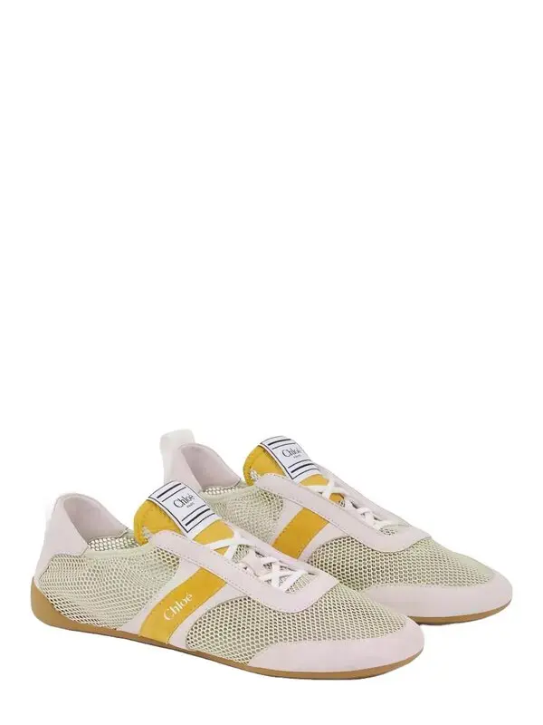 Chloé Kick Logo-detail Sneakers - Neutrals