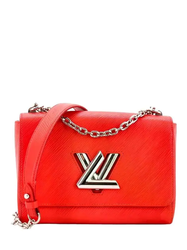 LOUIS VUITTON Twist Handbag Epi Leather Mm Crossbody Bag - Red