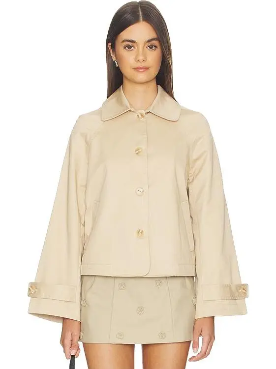 GUIZIO Romeo Trench - Tan