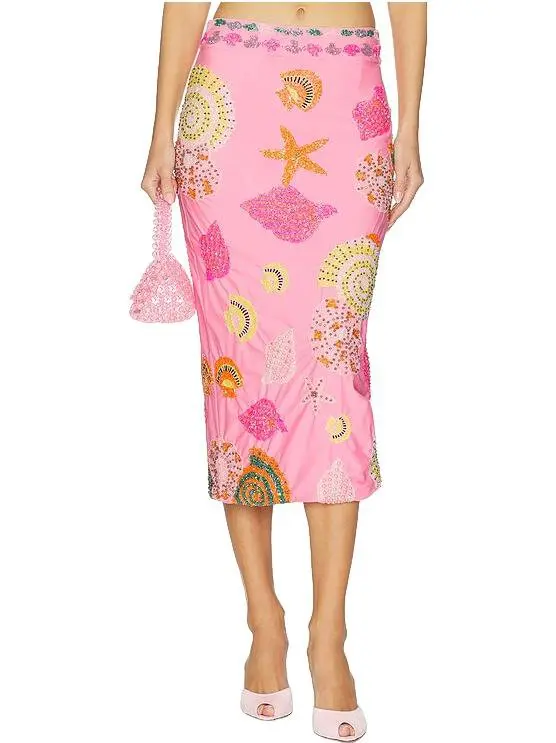 OCEANUS New York Skirt In . Also - Pink