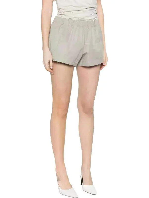Wardrobe.NYC Elasticated Waistband Shorts - Neutrals