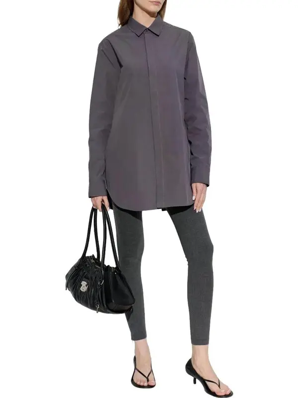 JIL SANDER Notched Back Shirt - Grey