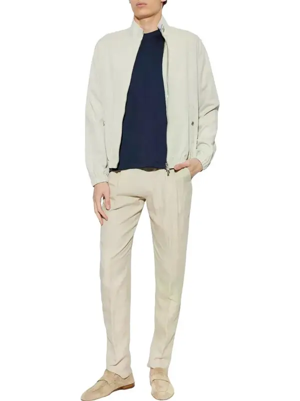 Eleventy Pleated Trousers - Neutrals