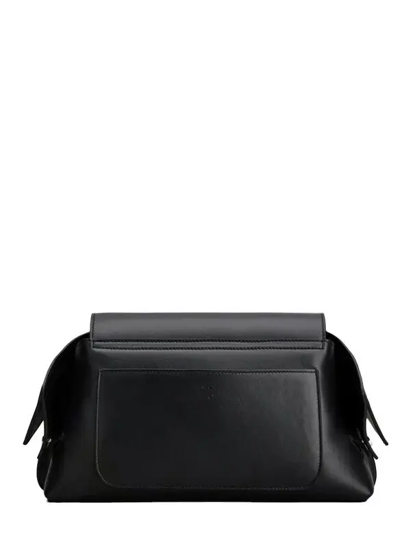 TOD'S Wave Flap Shoulder Bag - Black