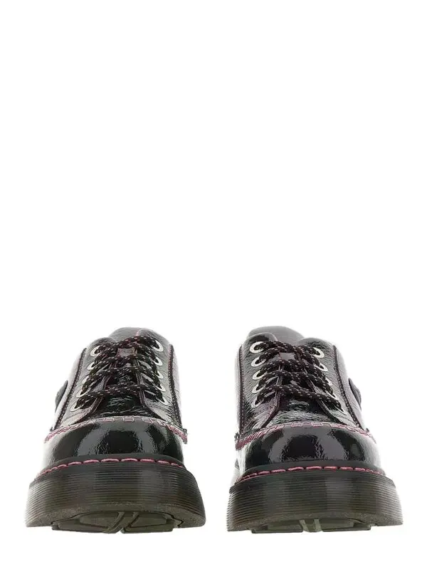 Dr. Martens Buzz 5-eye Pink-stitching Trainers - Black