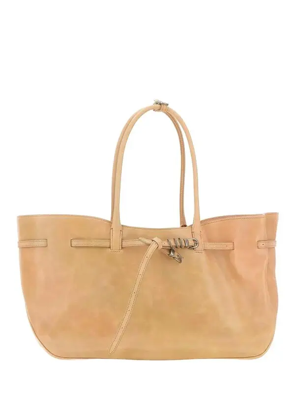 MARGESHERWOOD Beige Leather Tote Bag - Neutrals