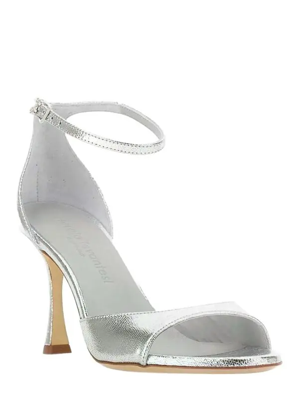 SERGIO LEVANTESI Hope6 Ankle Strap Sandals - Silver