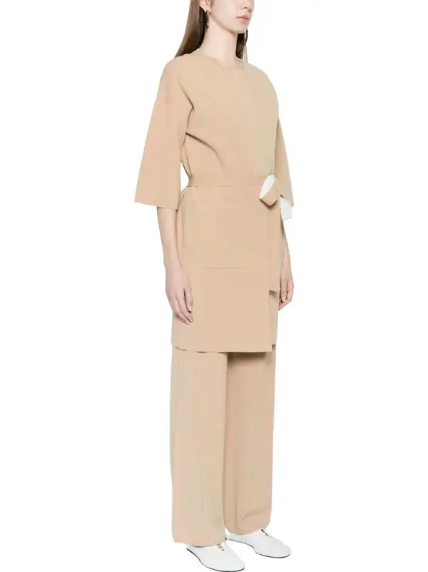 KANGRA Belted Coat - Neutrals