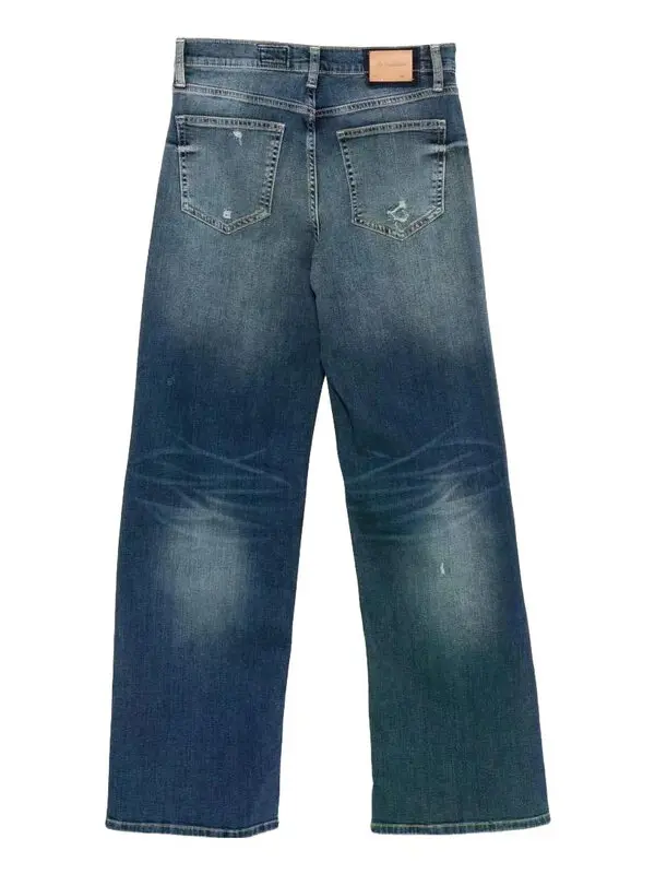 Ag Wide Leg Jeans - Blue