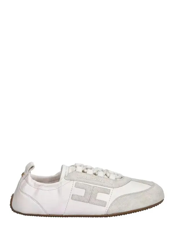 Elisabetta Franchi Logo Detail Sneakers - Neutrals
