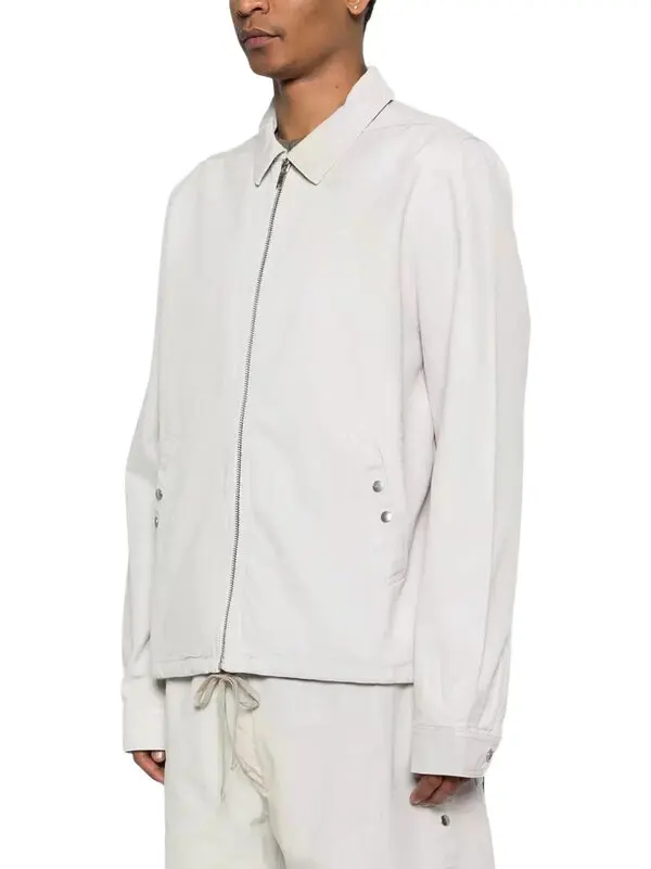 Rick Owens Zip-up Shirt Jacket - Neutrals