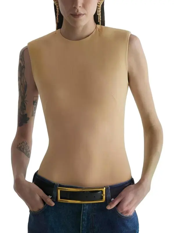 MUGLER Sleeveless Body - Neutrals