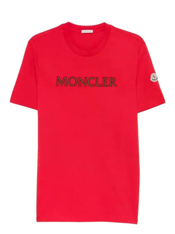Moncler Logo-detail T-shirt - Red