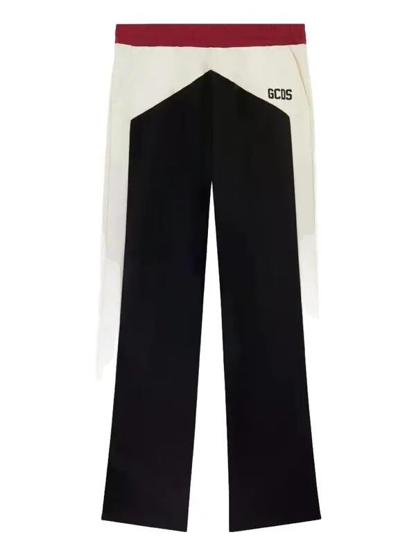 Gcds Two-tone Track Pants - Black