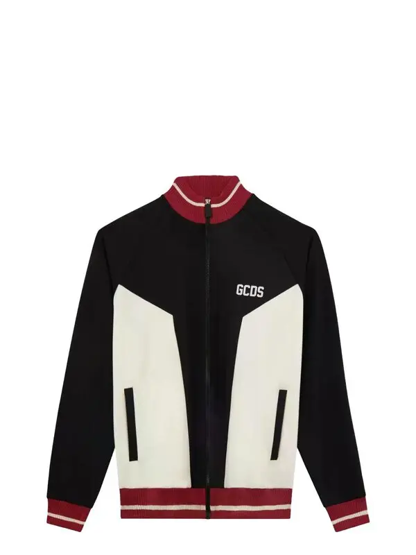 Gcds Two-tone Zip-up Jacket - Neutrals