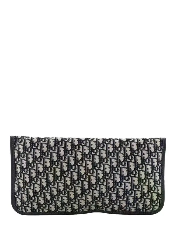 Dior Oblique Canvas Clutch Bag - Blue