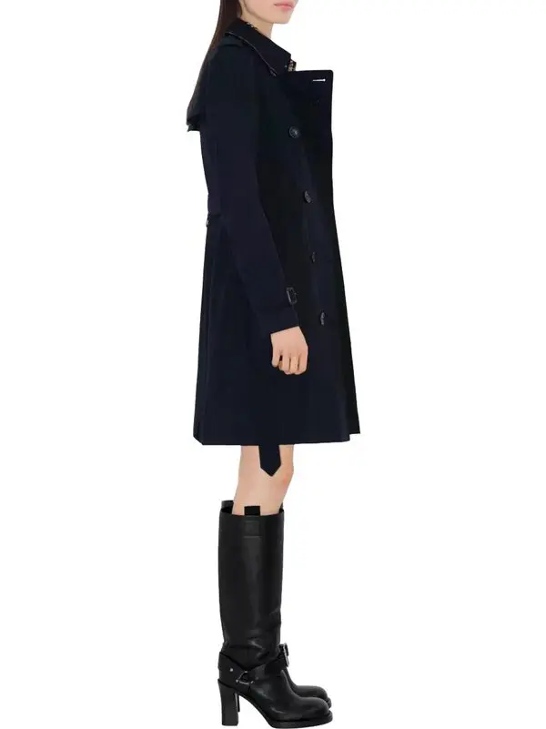 Burberry The Mid-length Chelsea Heritage Trench Coat - Blue