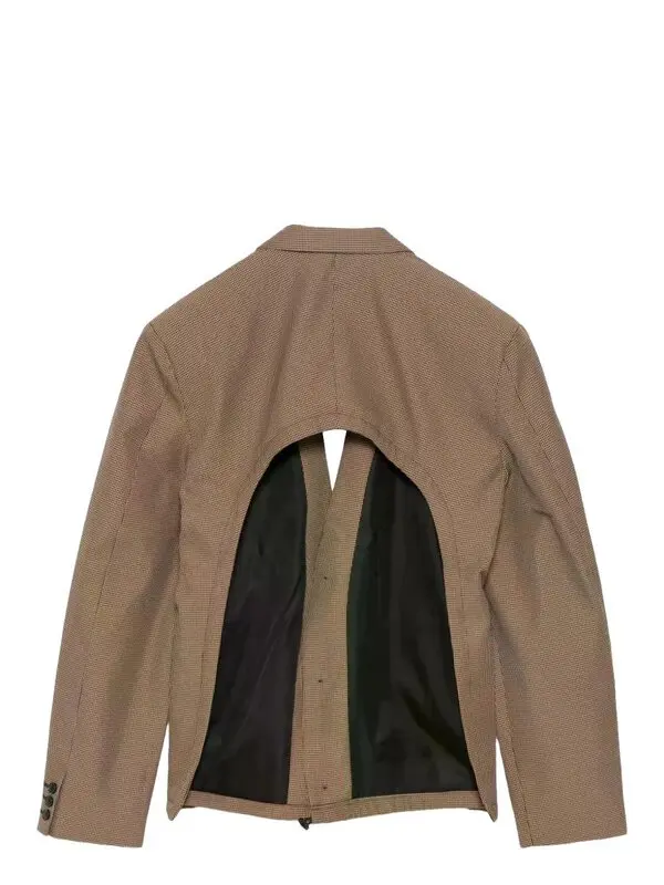 PROTOTYPES Open Back Blazer - Neutrals