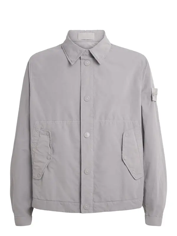 Stone Island David Light-tc Ghost Coach Jacket - Grey