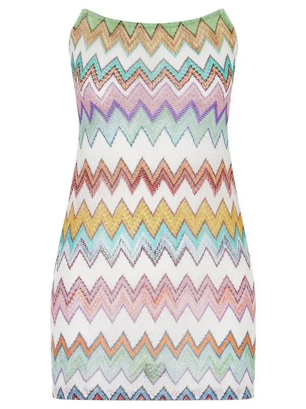 Missoni Striped Metallic Crocheted-knit Cover-up - Multi