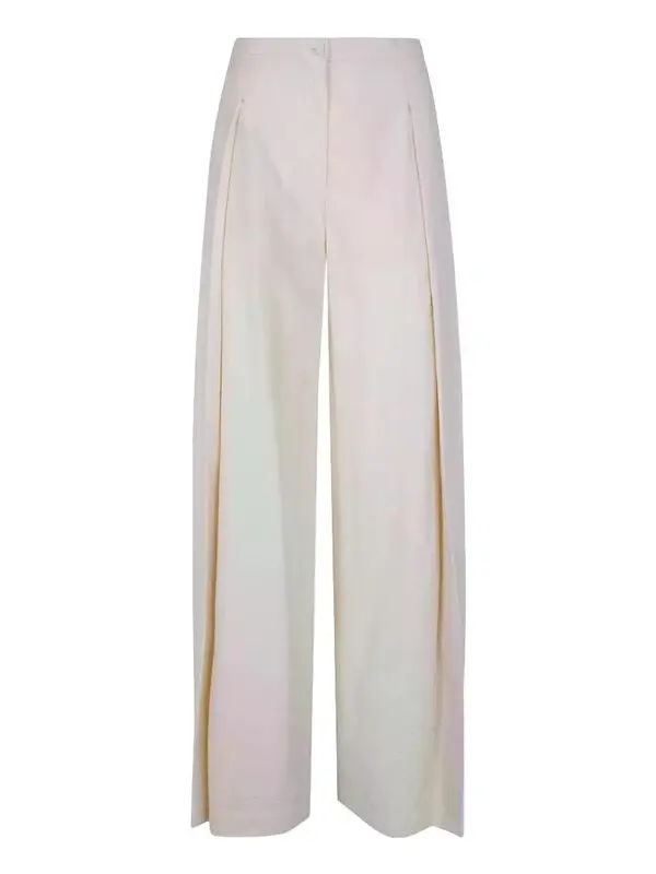 Emporio Armani Wide-leg Trousers - Neutrals