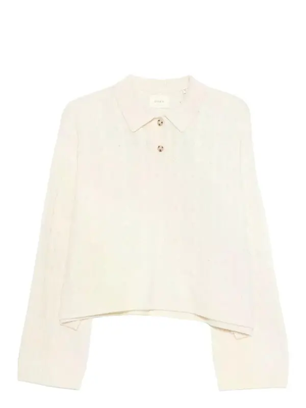 DÔEN Cambridge Cable-knit Sweater - Neutrals