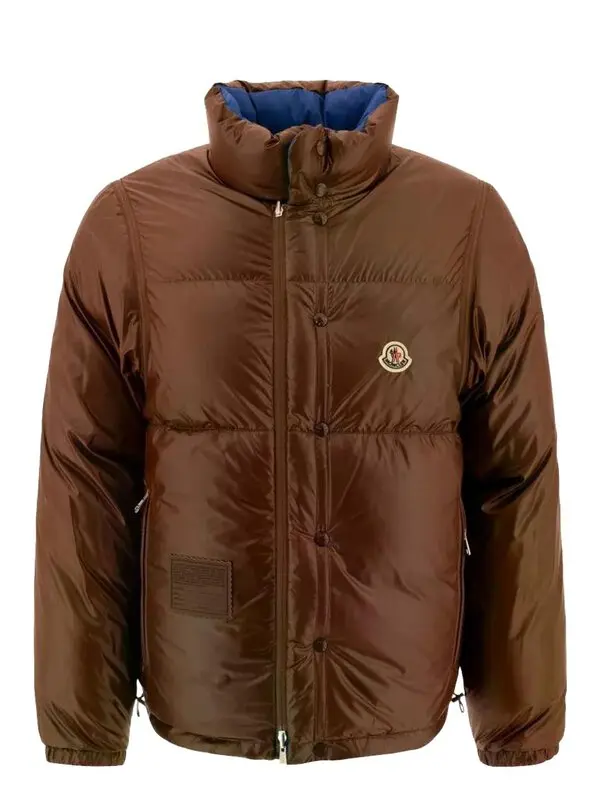 Moncler Reversible Monogram Puffer Jacket - Blue