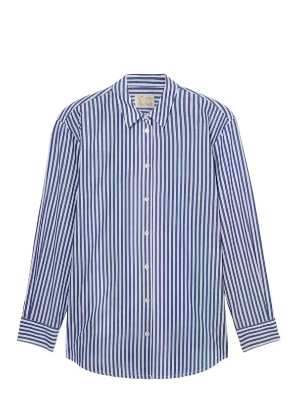 MC2 SAINT BARTH Striped Shirt - Blue