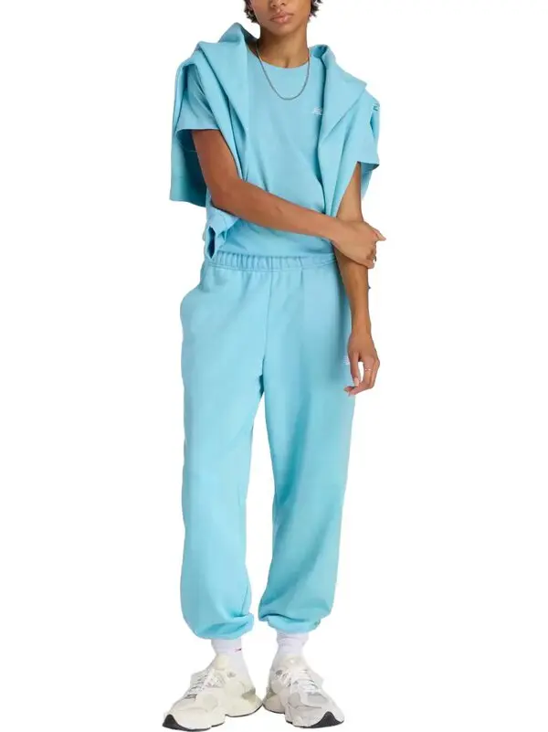 NEW BALANCE Logo Relaxed Track Pants - Blue