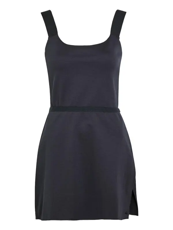 SPENCE Court Piqué Ponte Mini Dress - Navy