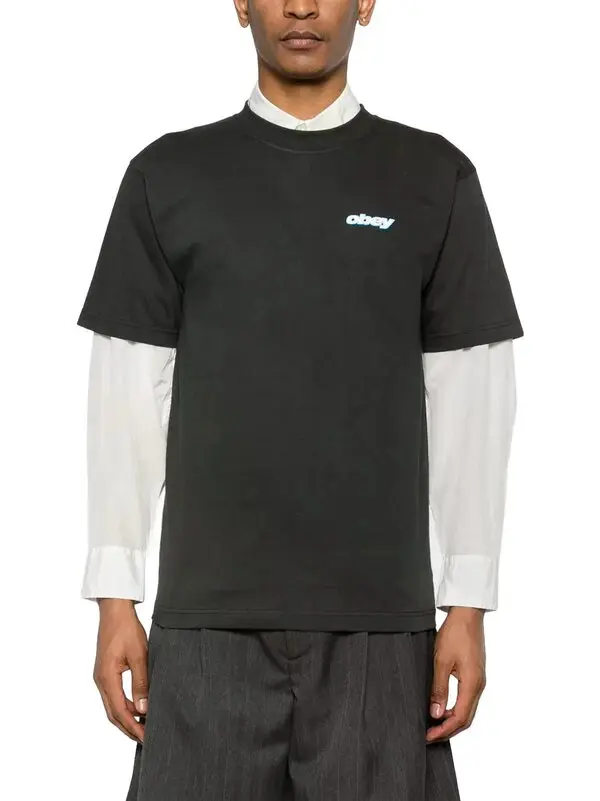 Obey Crewneck T-shirt - Grey