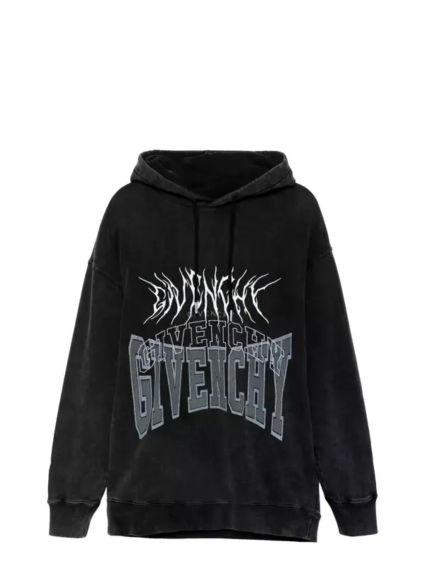 Givenchy Embroidered Hoodie - Black
